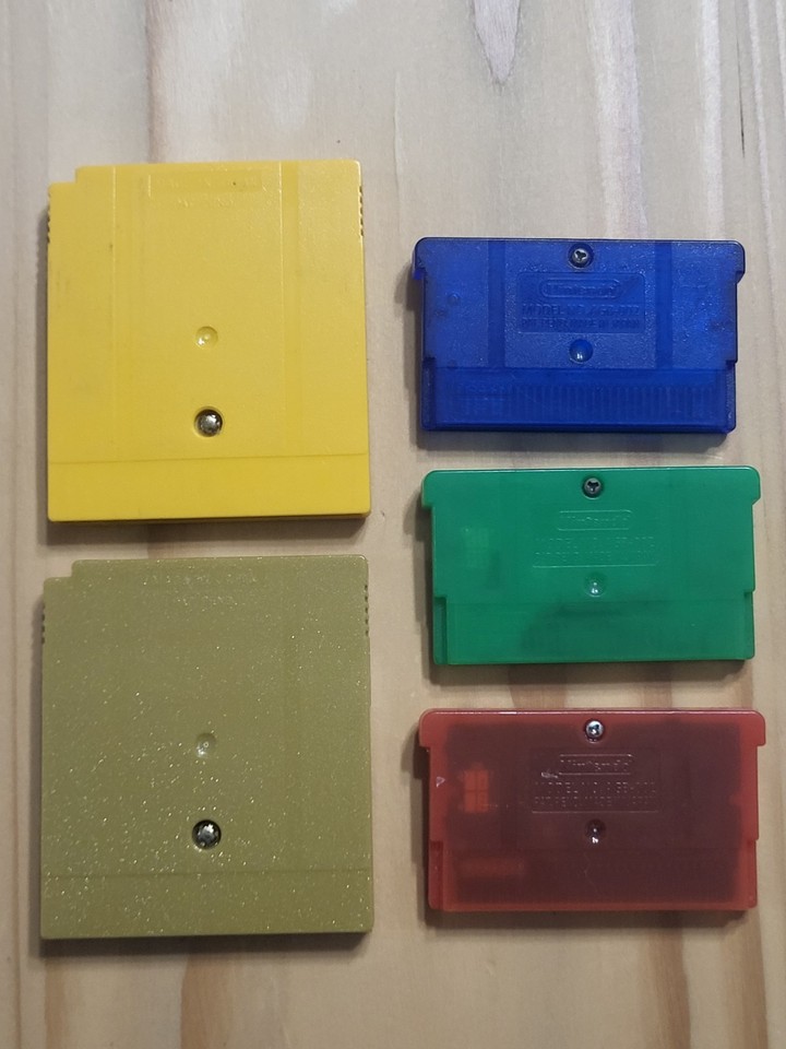 Pokemon Gameboy+ Gameboy Advance Lot Bundle Yellow Gold Leaf Green Fire ...