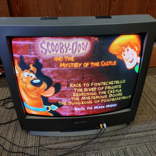 Sanyo 19 Inch CRT TV Retro Gaming DS19310 Tested Working w/Remote 2002 ...