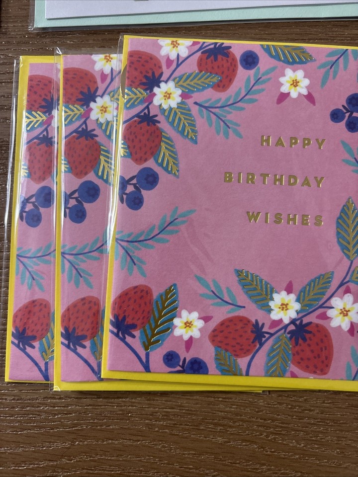 Lot of 15 PAPYRUS New Birthday Cards with Envelopes Greeting Cards ...