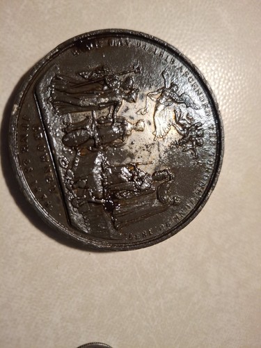 Victoria Coronation Medal 1837 Pewter? 4 Pence Coin Groat 1888 Silver ...