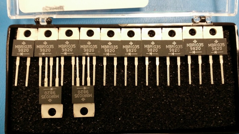 (2 PCS) MBR1035 DIODE SCHOTTKY 35V 10A TO220AC | eBay