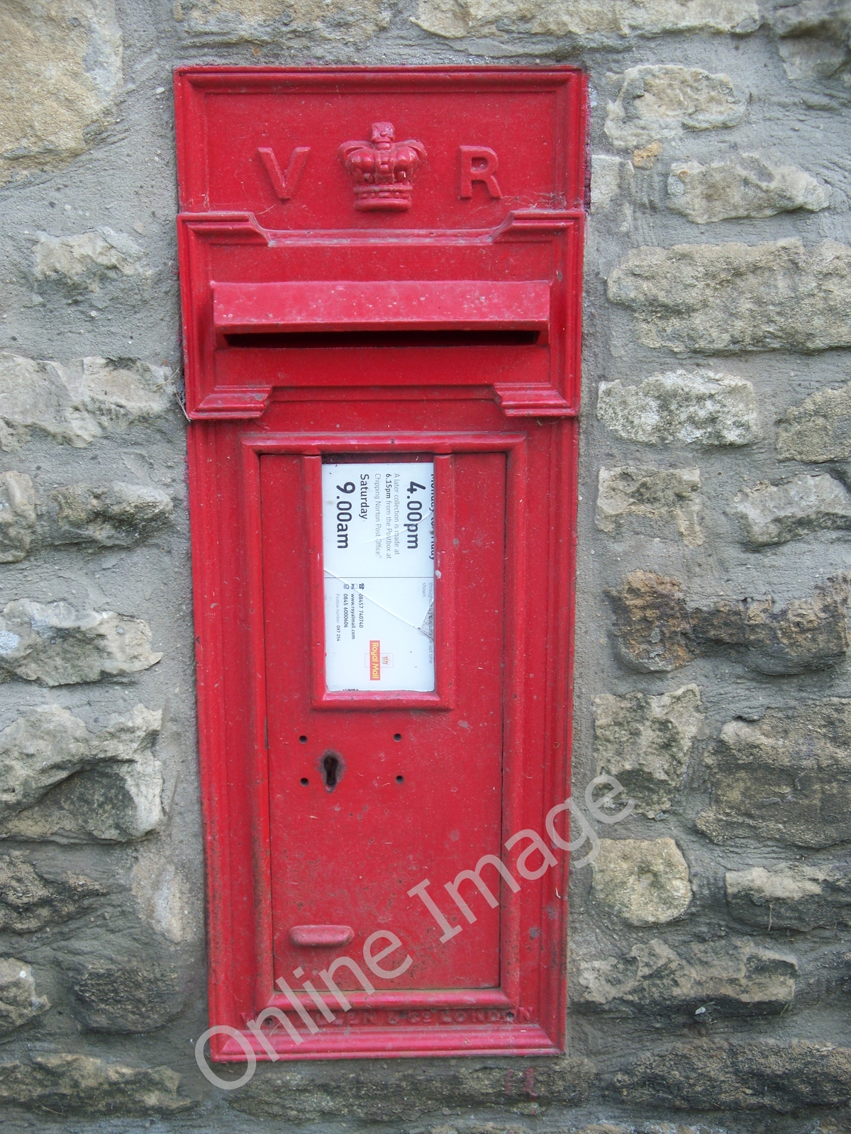 Photo 6x4 Victorian Letterbox, Idbury Idbury/SP2319 c2010 | eBay