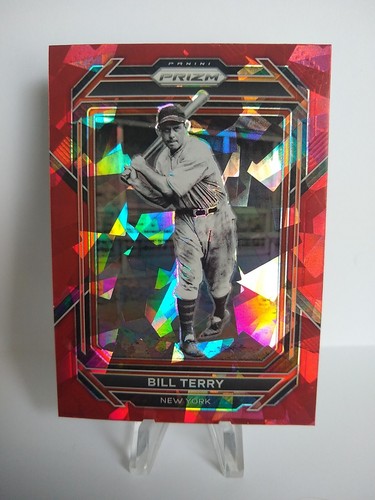 2023 Panini Prizm Red Ice Bill Terry #185 Baseball Card | eBay