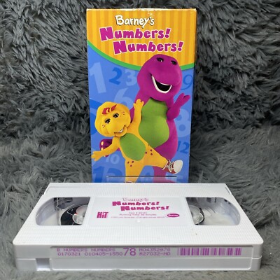 Barney Numbers! Numbers! VHS 2003 HiT Entertainment Barney Home Video ...