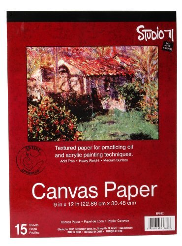 Studio 71 Canvas Paper Pad Heavy Weight Medium Surface 9X12 Inches | eBay