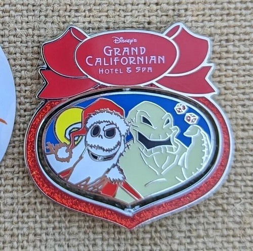 Grand Californian Jack Oogie Boogie Pin 2022 Disney Christmas Ornament ...