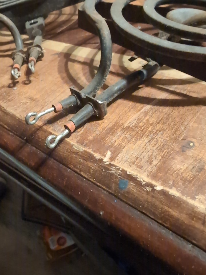 Set Of 4 GENUINE CALROD GE ELECTRIC STOVE RANGE ELEMENTS (2 are 8" 2 ...