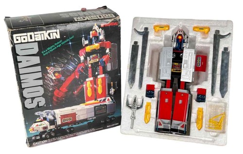 RARE Vtg 377007 1984 Bandai GoDaikin Daimos Transforming Robot Toy ...