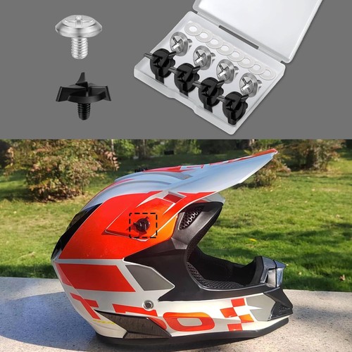 8PCS Motorcycle Helmet Screws, Visor Screws with Rubber Washers,... | eBay