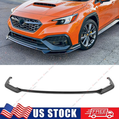 For 22-26 Subaru WRX VB V2 JDM S Style Front Bumper Lip Splitter Kit ...