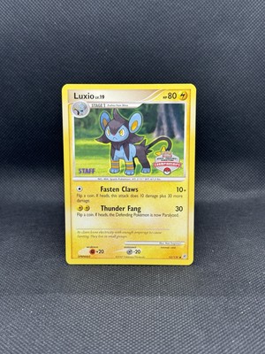 Luxio (Prerelease) [Staff] 52/130 Nintendo Promo Staff Promo Pokemon ...