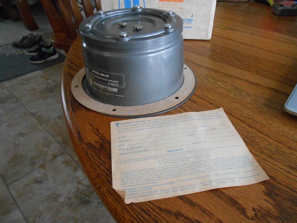 New In Box University Sound MM2F Surface Mount submergence proof ...