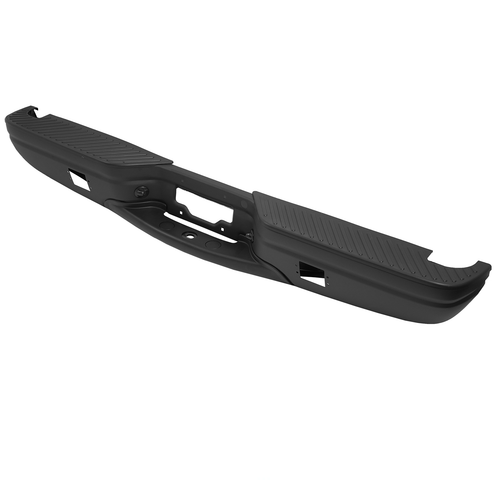Black Steel Rear Step Bumper w/Light Fit for Ford F150 97-04 F250 XLT ...