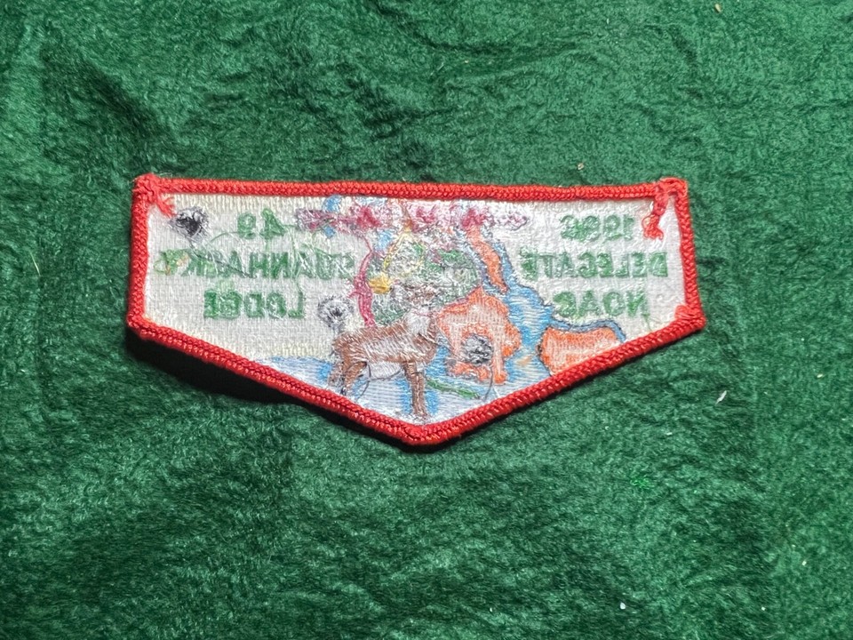 Suanhacky Lodge 49 Flap Queens Council Patch Boy Scouts BSA 1996 NOAC ...