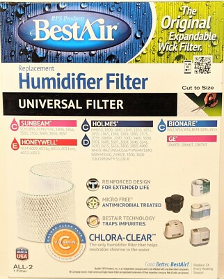 Best Air Universal Humidifier Filter ALL-2 Cut to Size Honeywell ...