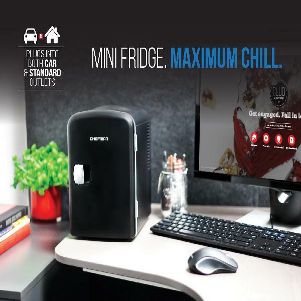 Small Mini Portable Fridge For Office Bedroom Car Desk Work ...