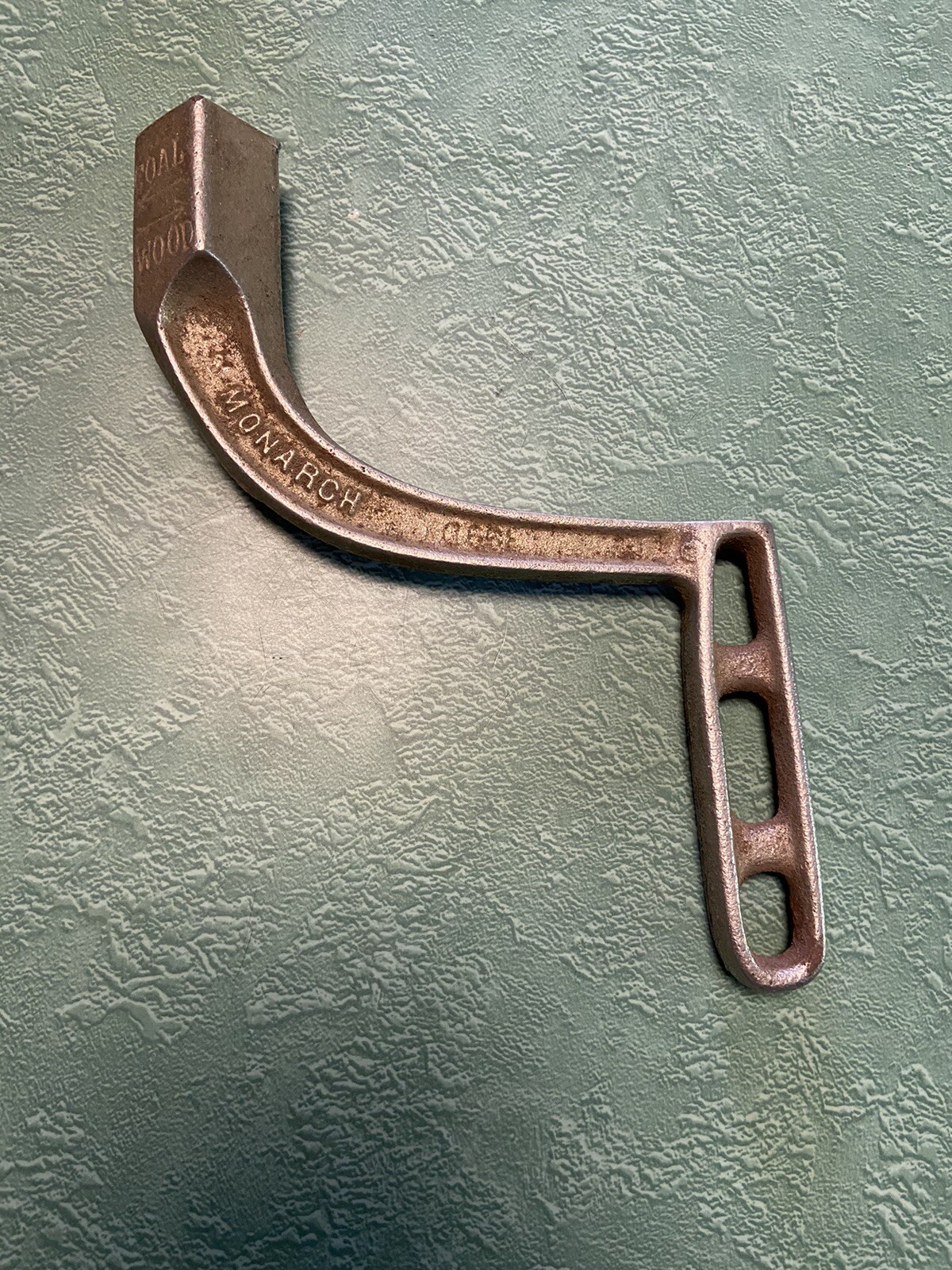 Antique/Vintage Monarch Cast Iron Coal/Wood Handle Crank Tool | eBay