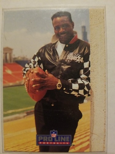 1991 Pro Line Portraits WALTER PAYTON #215 Chicago Bears | eBay