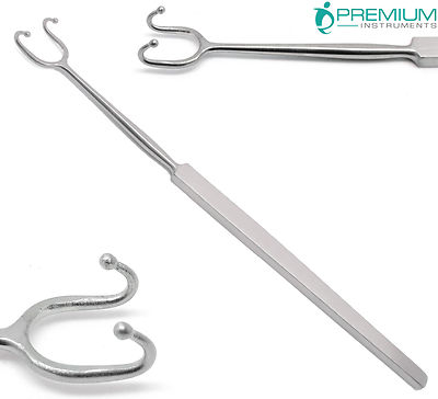 Fomon Retractor 6.25" Double Prong Ball End ENT Stainless Steel ...