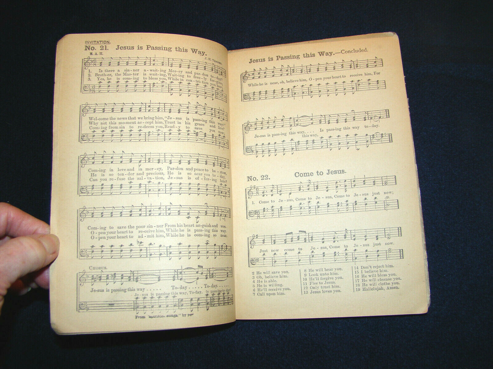 1894 Best Hymns Evangelical Publishing Co Rev Elisha Hoffman Hymnal SIGNED | eBay