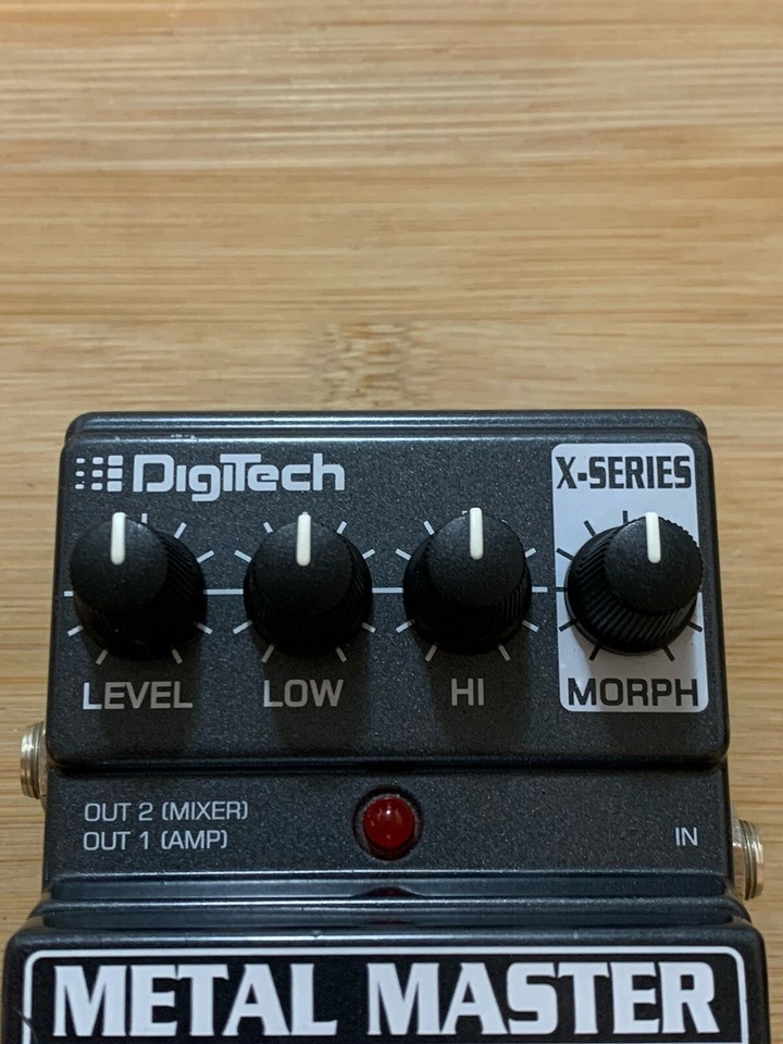 DigiTech Metal Master Heavy Metal Distortion X-Series Guitar Pedal ...