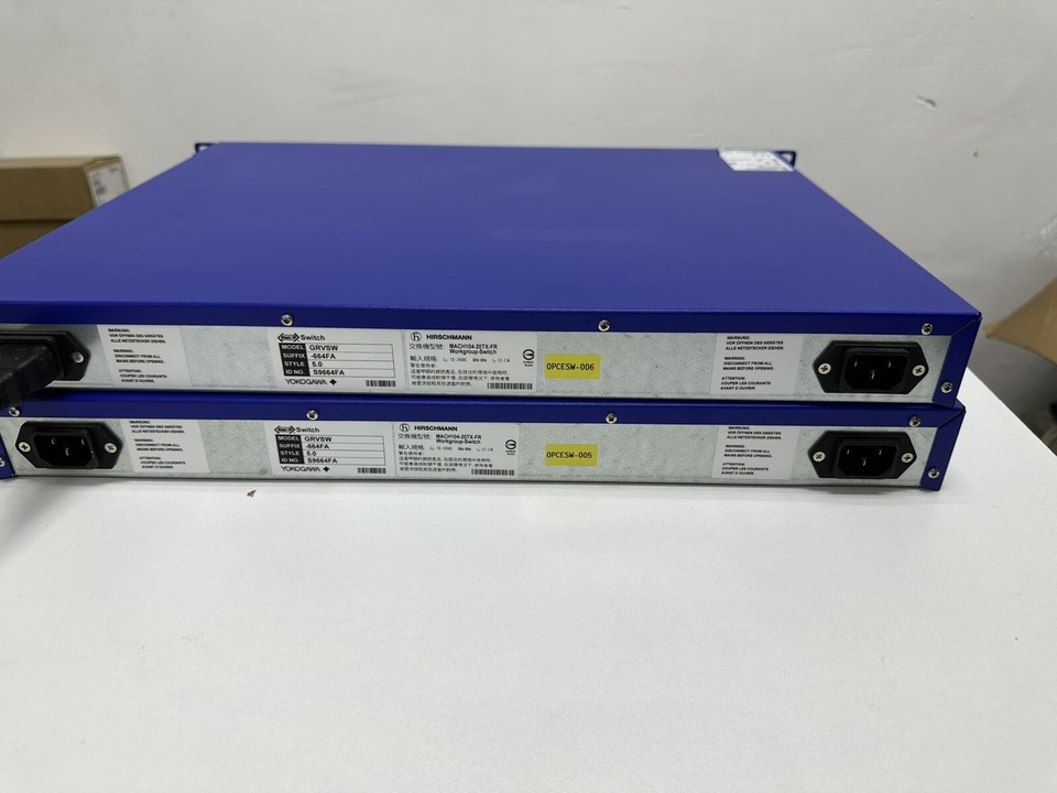 HIRSCHMANN MACH104-20TX-FR WORKGROUP-SWITCH YOKOGAWA GRVSW-664FA | eBay