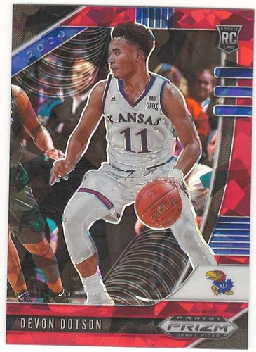 DEVON DOTSON 2020-21 Panini Prizm Draft Picks Red Ice #72 ROOKIE ID ...