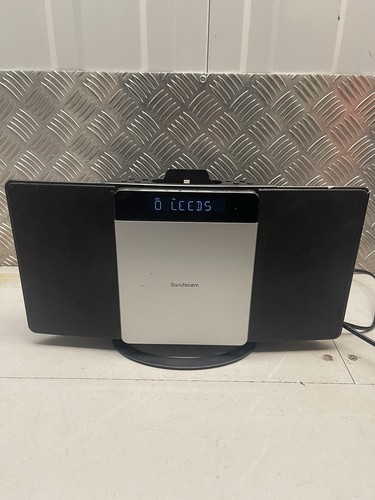 Sandstrom SHLIDAB14 iPod Dock Bluetooth CD DAB FM Radio Player HiFi ...