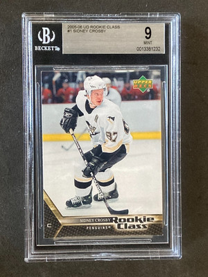 2005 Upper Deck Rookie Class Sidney Crosby RC Mint BGS 9 | eBay