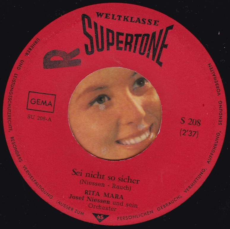 RITA MARA / *Sei nicht so sicher* / 7" / RAR!! / RITA MARA | eBay.de