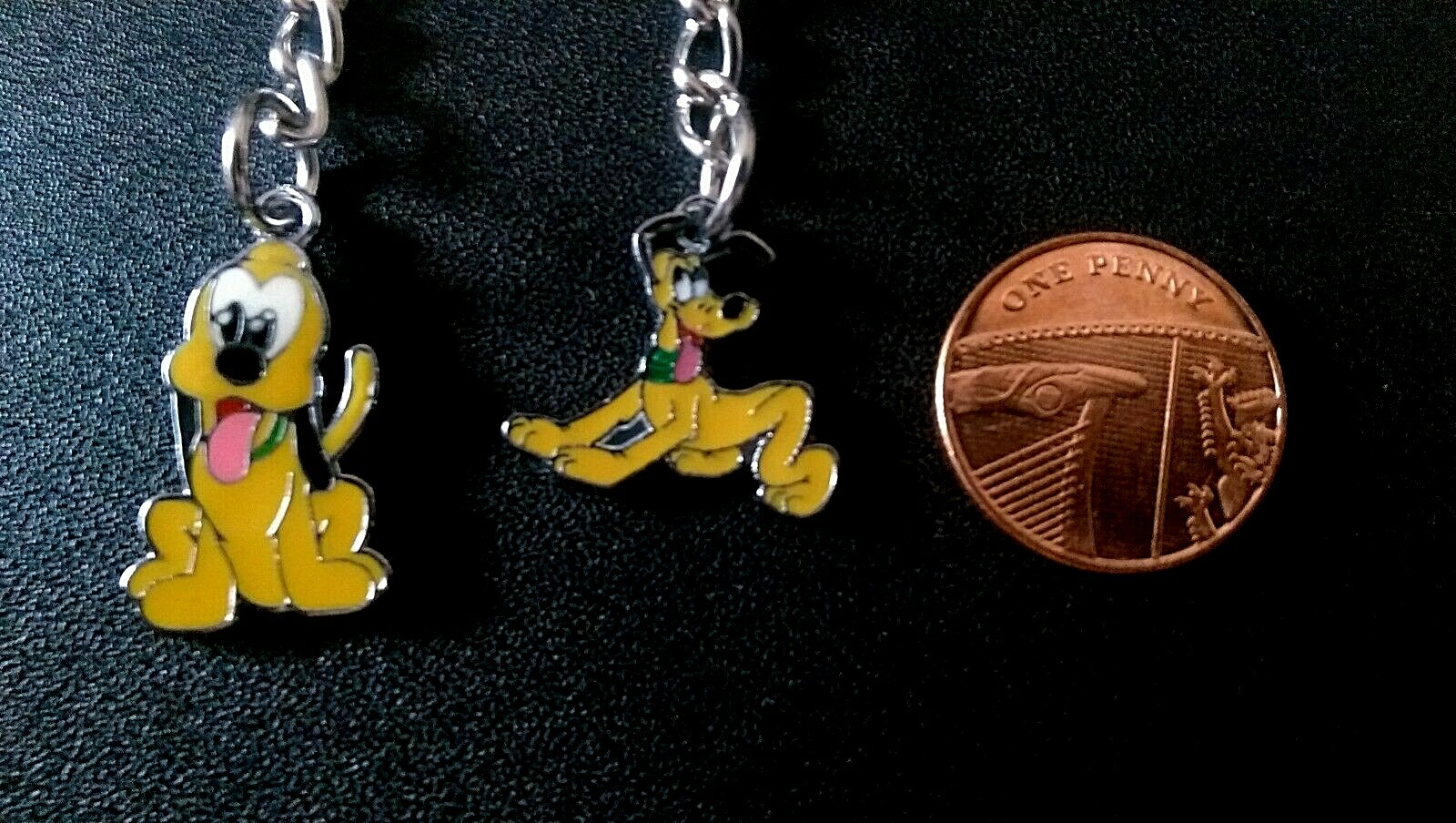 DISNEY PLUTO KEYCHAIN / KEYRING CHARM | eBay UK