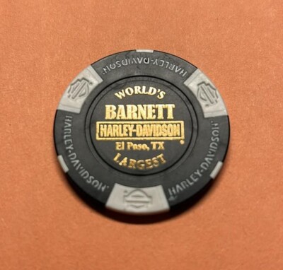 2013 Harley Davidson 110th Anniversary Poker Chip Barnett's HD in Texas ...