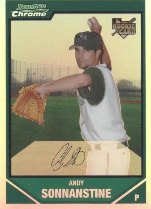 2007 Bowman Draft Picks & Prospects - Chrome Andy Sonnanstine #BDP44 ...