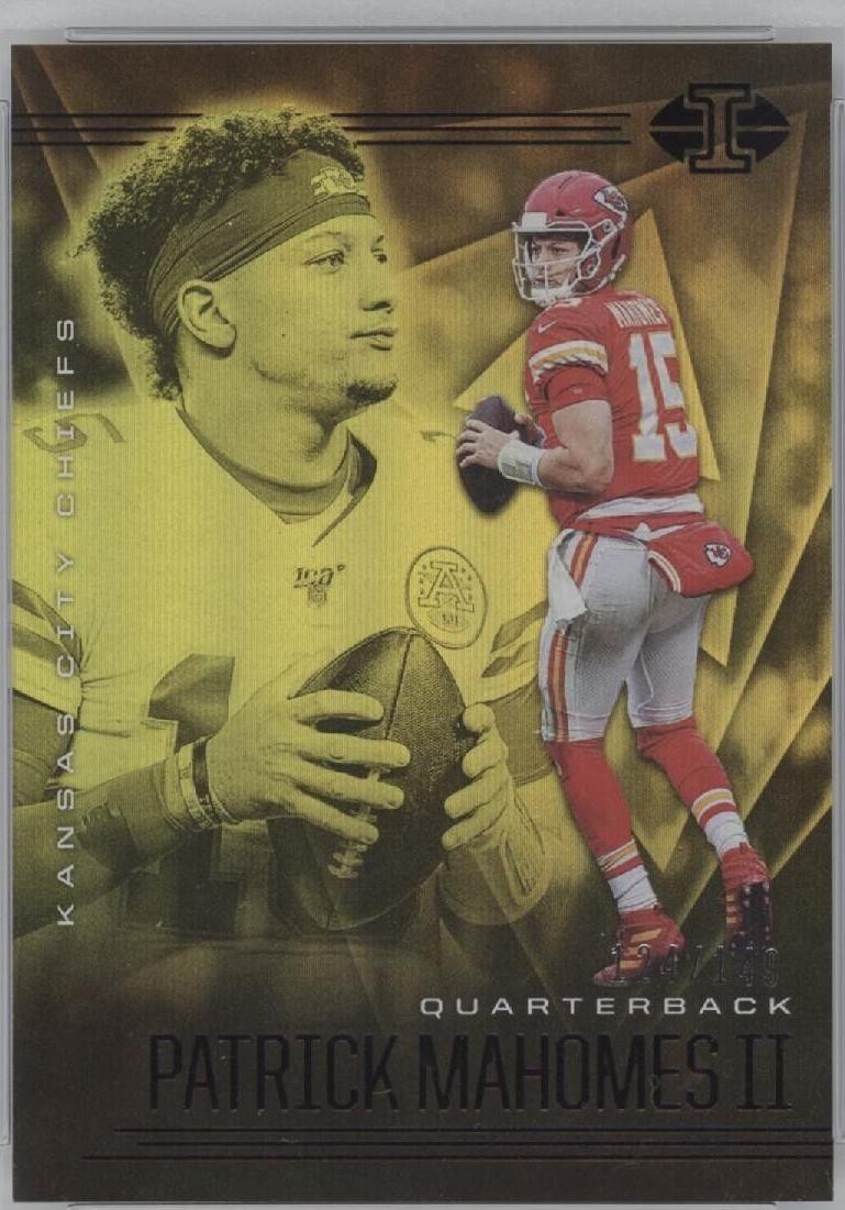 2020 Panini Illusions - Patrick Mahomes II #2 Trophy Collection Yellow ...