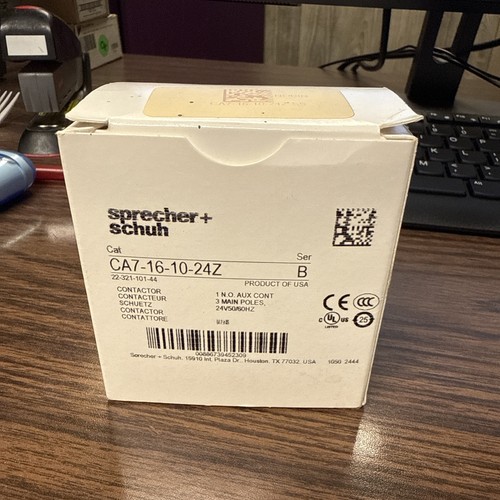 CA7-16-10-24Z SPRECHER+SCHUH Electromechanical Contactor - 16A - 24VAC ...