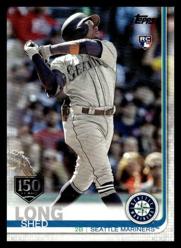 2019 Topps Update Shed Long #US69 Gold 150th Stamp Rookie Seattle ...