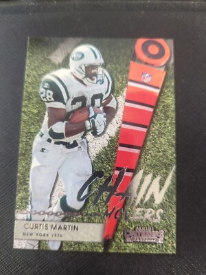 2021 Panini Contenders Football Curtis Martin Chain Movers Insert CM ...