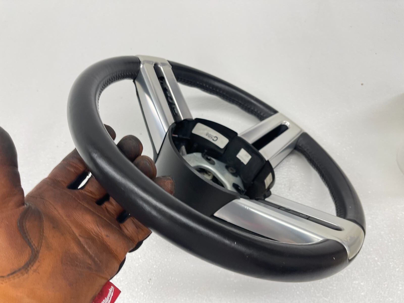 2005-2009 OEM Ford Mustang GT Steering Wheel Leather |U3733 | eBay