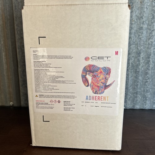 *4 BOTTLES* / 1 Case CET Color Adherent Magenta Ink 1 Liter Bottle ADH ...