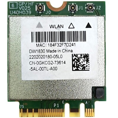 AC Network Card BCM943602BAED NGFF A E Key for dell DW1830 XPS 15 9550 ...