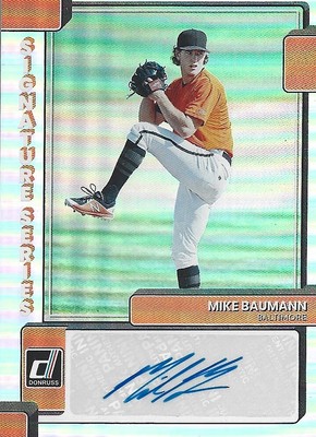 2022 Donruss Baseball Mike Bauman Signature Series Auto | eBay