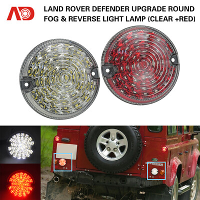 For LAND ROVER DEFENDER 01-16 CABRIO 90-16 LED REAR FOG LIGHT REVERSE ...