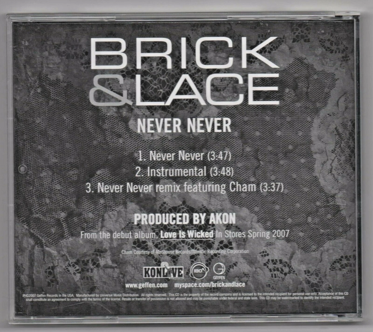 Never Never Brick And Lace