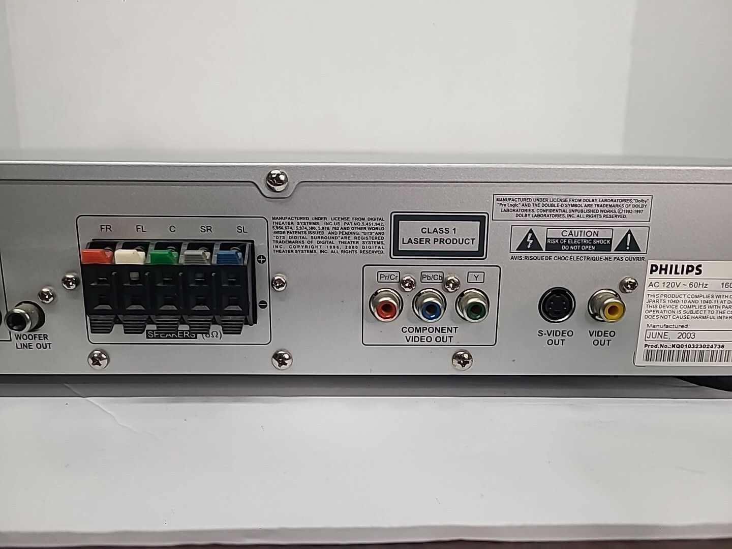 PHILIPS MX 3660D 5 Disc DVD Surround Sound Home Theater System | eBay