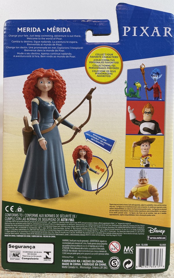 Disney Pixar Brave MERIDA Posable Action Figure NEW | eBay