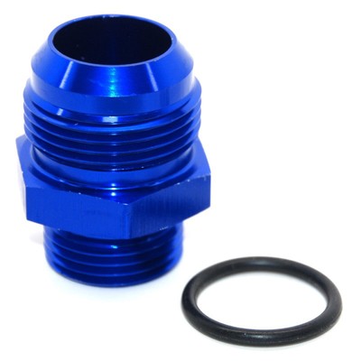 NyTrex AN Fitting 173210; AN to ORB Adapter Blue -16AN to -12 ORB Male ...