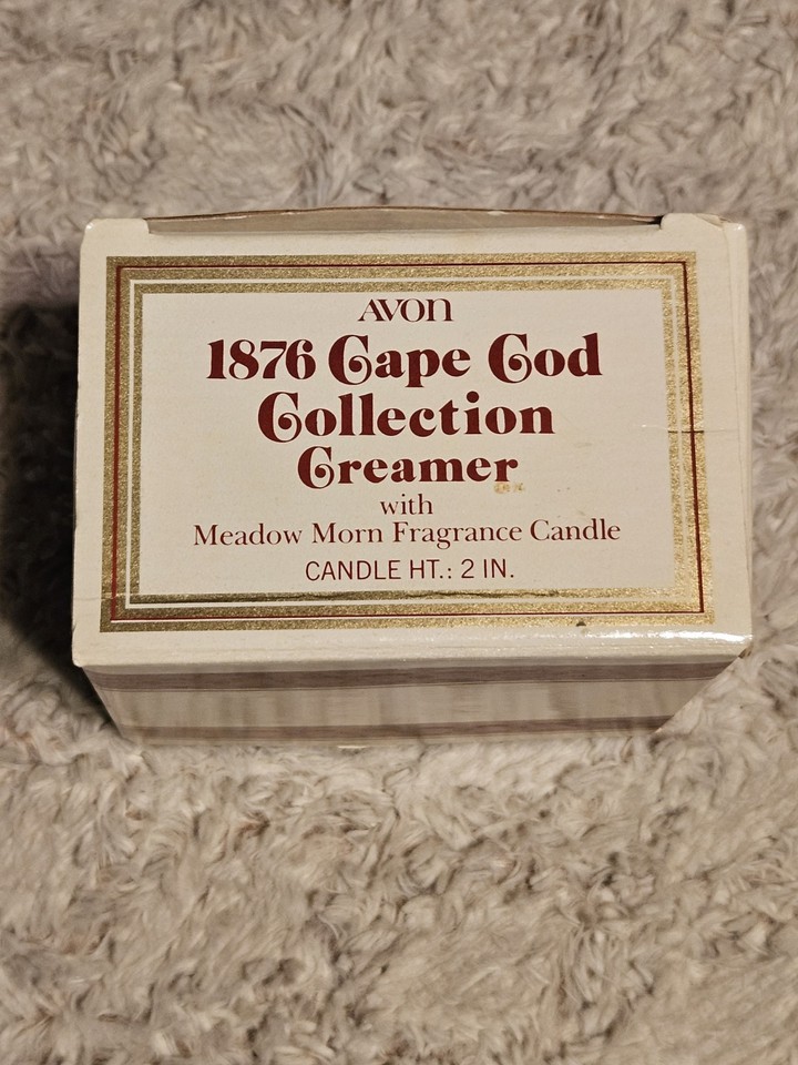 Vintage Avon Cape Cod Gothic Vampire Ruby Red Creamer NEW IN BOX NO ...