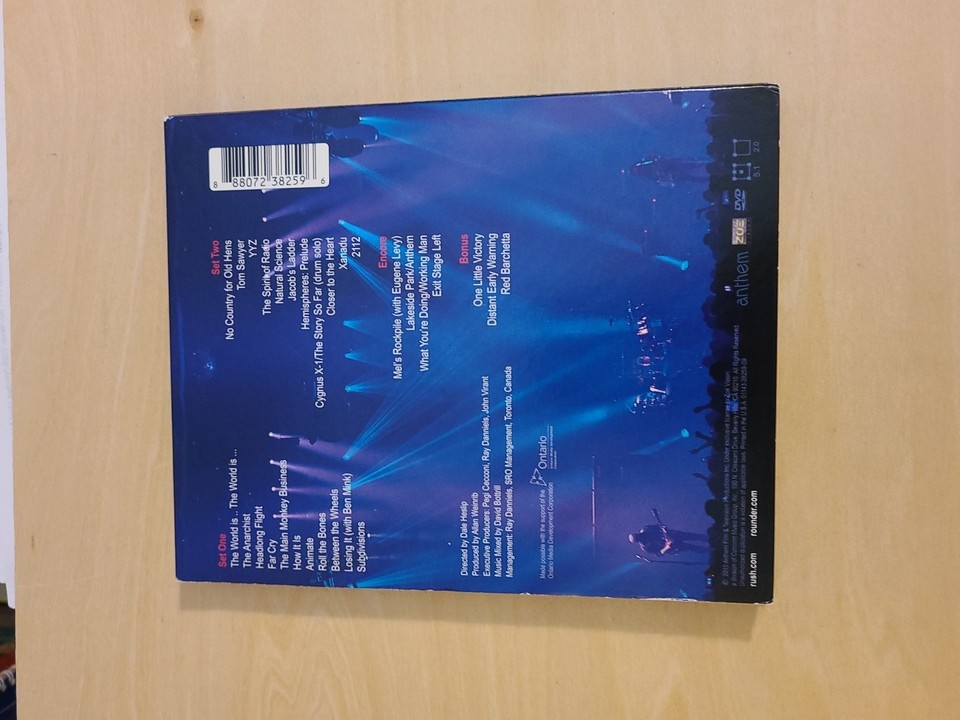 Rush: R40 LIVE (DVD, 2015) Complete 888072382596| eBay