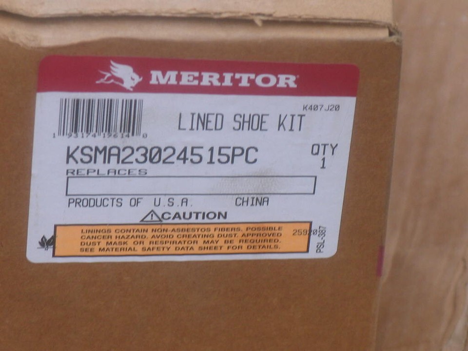 New KSMA23024515PC Meritor Brake Shoe 4515PC Heavy Duty Cast Iron Brake ...