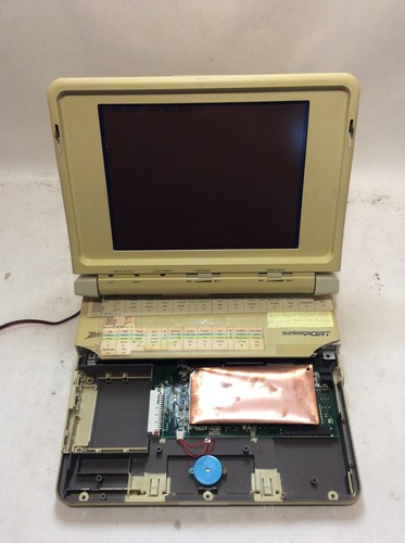 VINTAGE Zenith SuperSport 286 Laptop VERY DAMAGED -PP | eBay